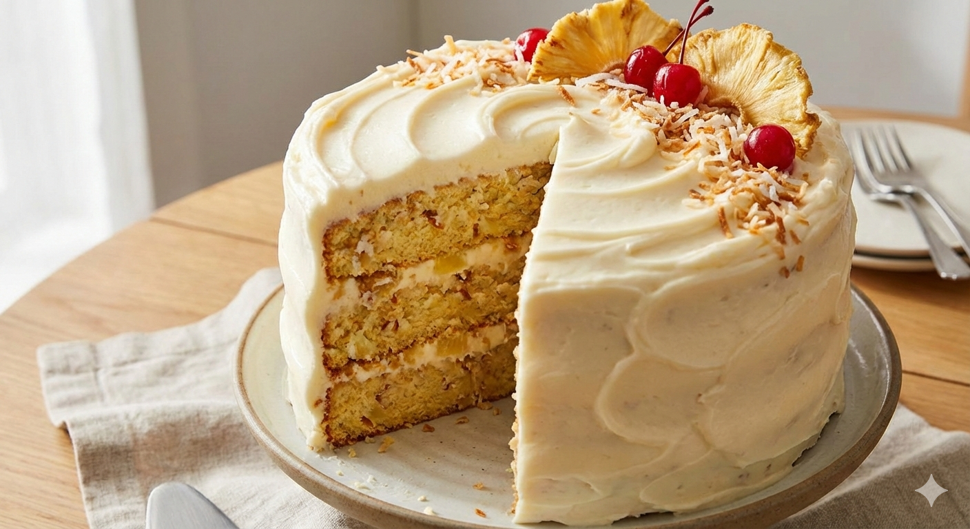Pineapple Coconut with the Signature Cream Cheese – Madame B's Bakery